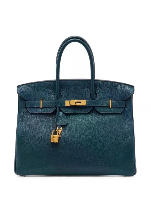 Hermès 2010s 35 Birkin Togo Leather Tote Bag