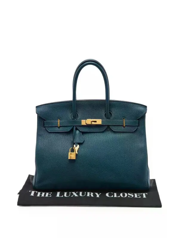 Hermès 2010s 35 Birkin Togo Leather Tote Bag