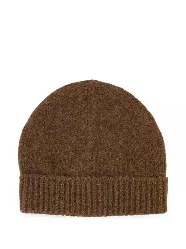 Officine Générale Marl Fuzzy Wool Beanie Hat