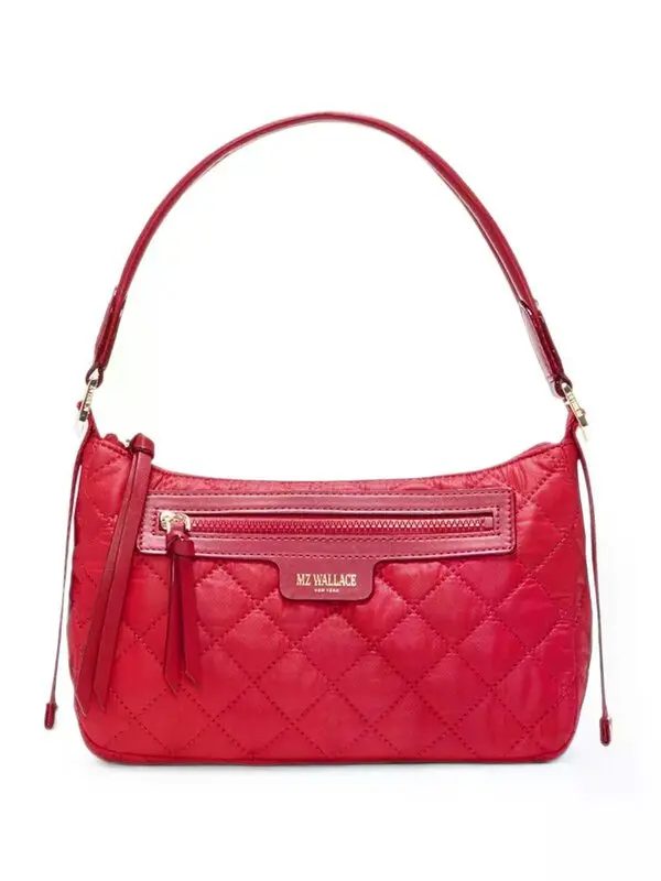 Mz Wallace Small Park Quilted Shoulder Bag - Red