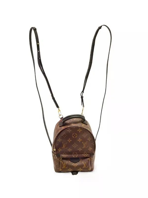 LOUIS VUITTON 2018 Mini Palm Springs Monogram Backpack - Brown