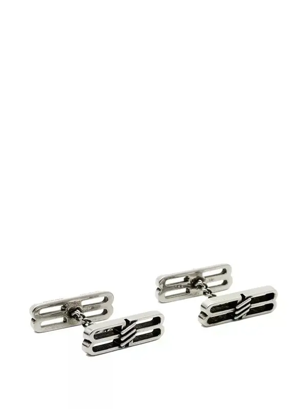 Balenciaga Bb Cufflinks - Silver