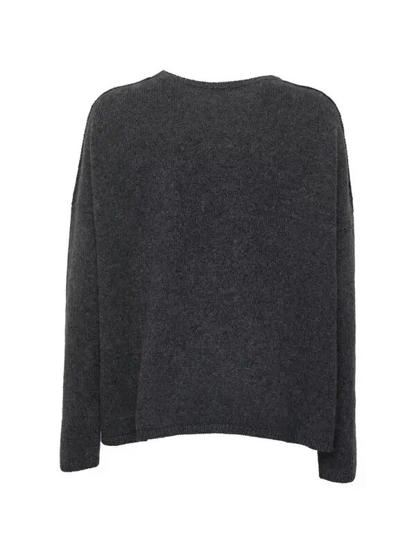 Apuntob Crew-neck Drop-shoulder Sweater