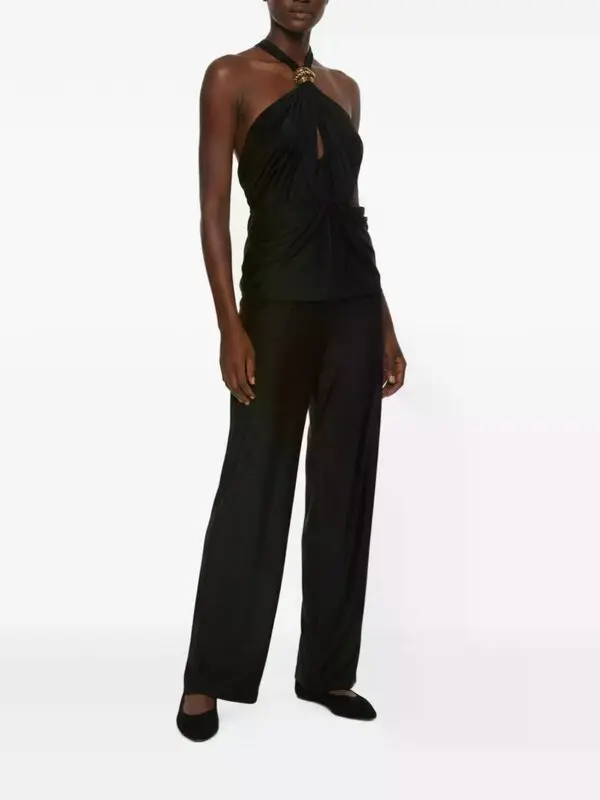 Saint Laurent Halter Neck Back Open Jumpsuit