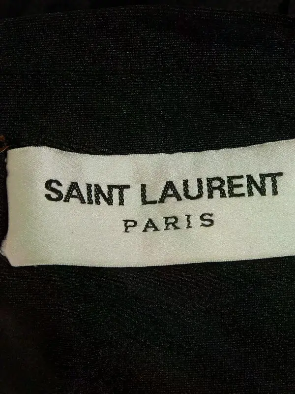 Saint Laurent Halter Neck Back Open Jumpsuit