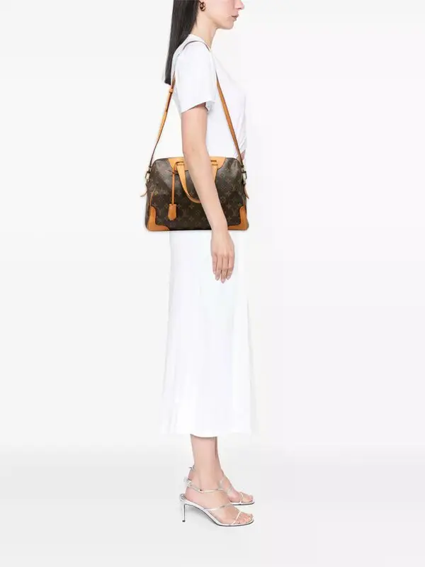 LOUIS VUITTON 2014 Monogram Retiro Pm Satchel - Brown