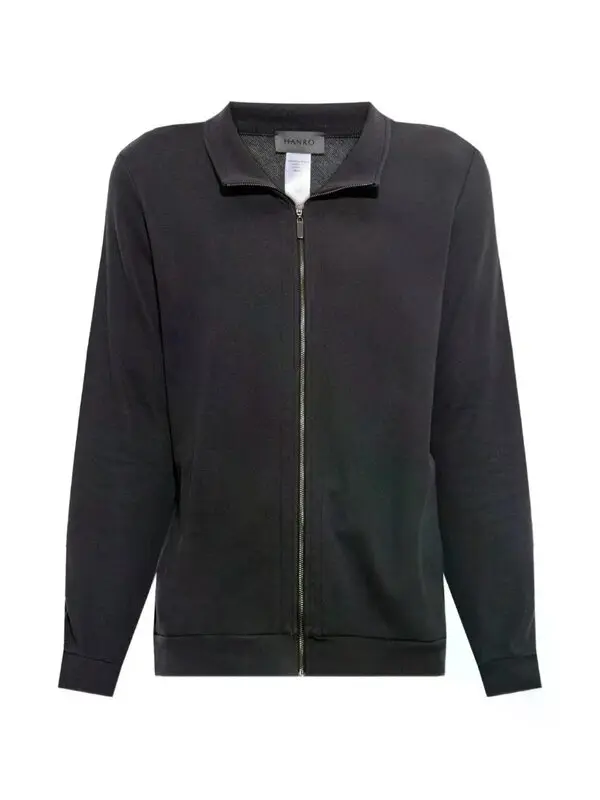 Hanro Travelwear Zip-up Hoodie - Black