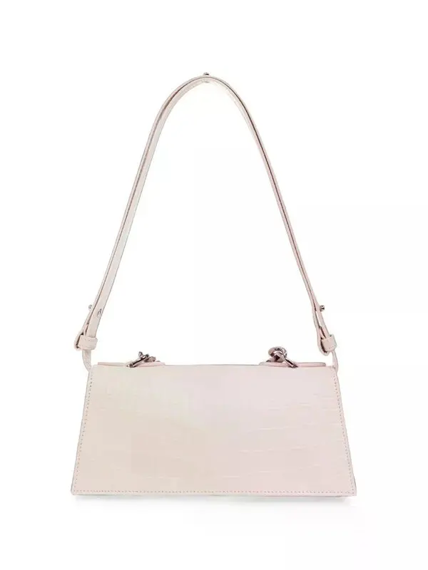 Alexander McQueen Mini Jewelled Croc-effect Shoulder Bag