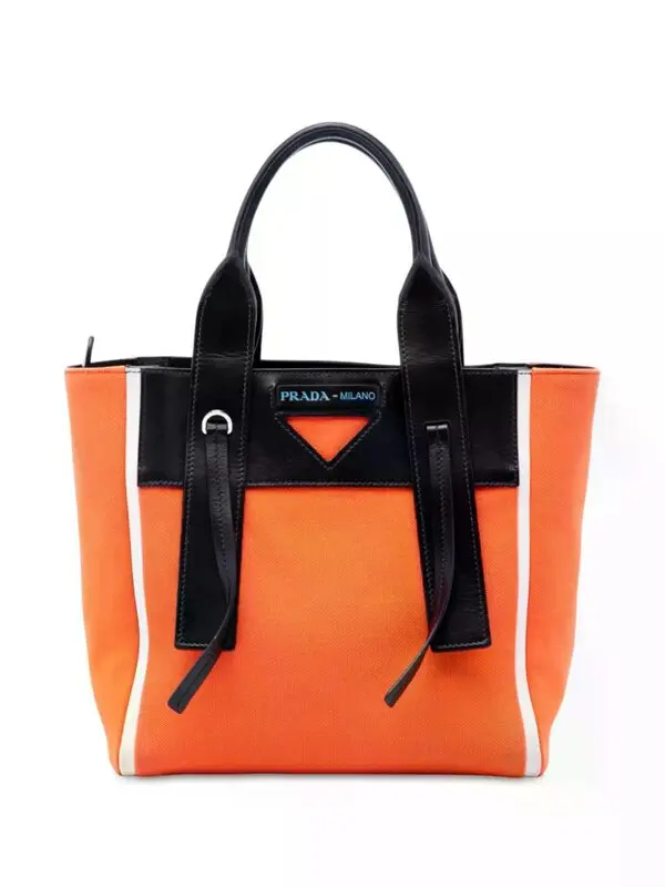 Prada 2013-2026 Canvas Ouverture Satchel
