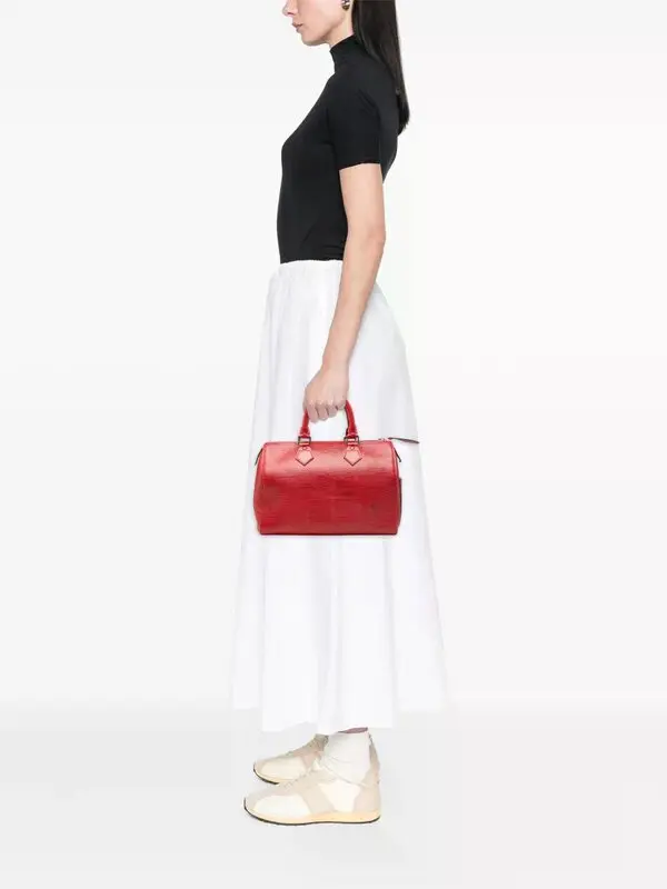 LOUIS VUITTON 1994 Epi Speedy 25 Boston Bag - Red