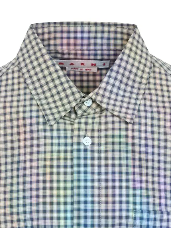 Marni Check-pattern Shirt - Grey