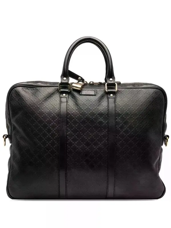 Gucci 2000-2015 Diamante Calfskin Business Bag