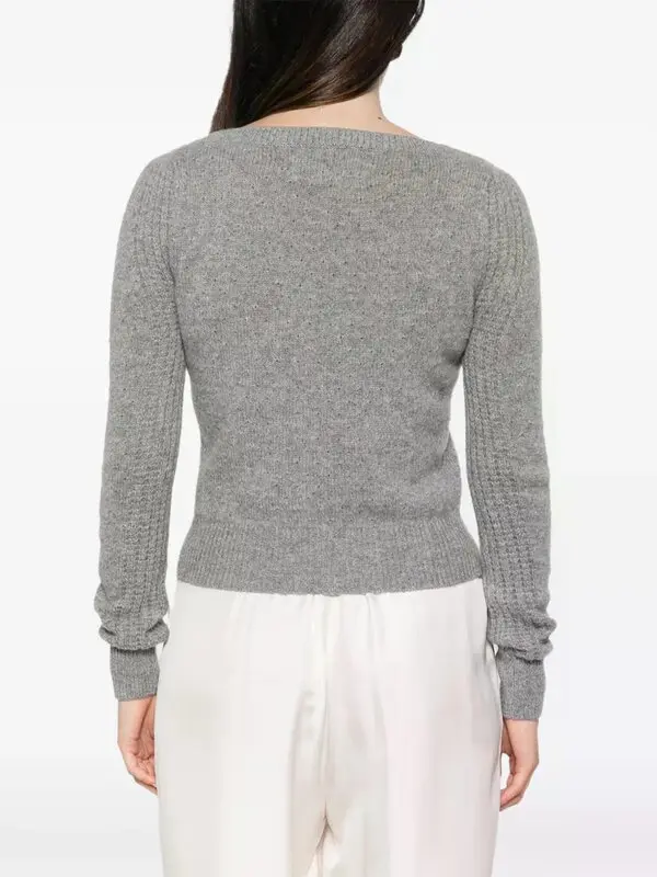 Ermanno Scervino Cut-out Cashmere Sweater
