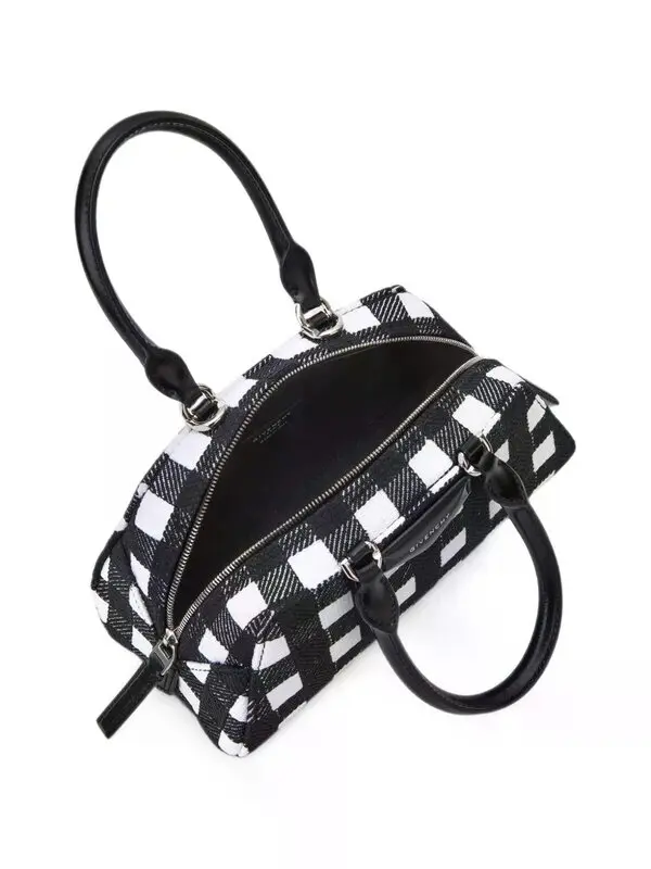 Givenchy Mini Embroidered Antigona East-west Bag With Checks