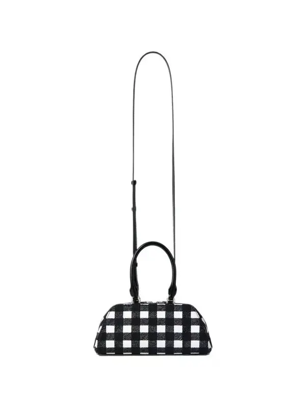 Givenchy Mini Embroidered Antigona East-west Bag With Checks