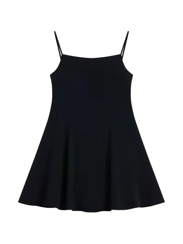 Givenchy Sliced Mini Dress In Crepe Cady - Black