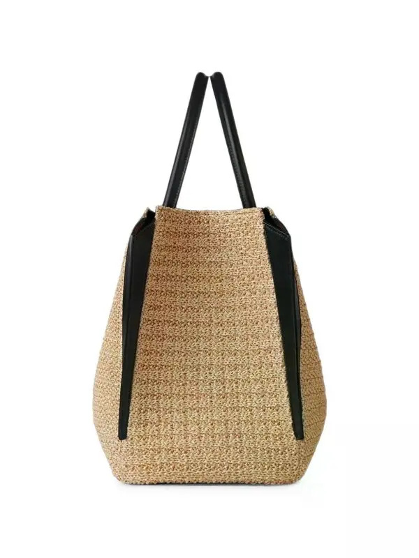 Givenchy Medium Antigona Catchall Raffia-effect Bag - Neutrals