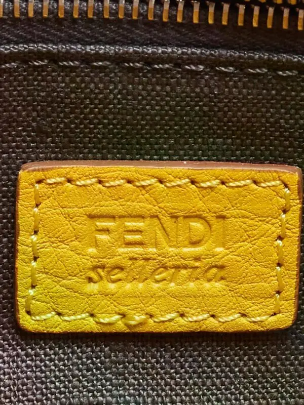 Fendi 2015 Selleria Leather Clutch Bag