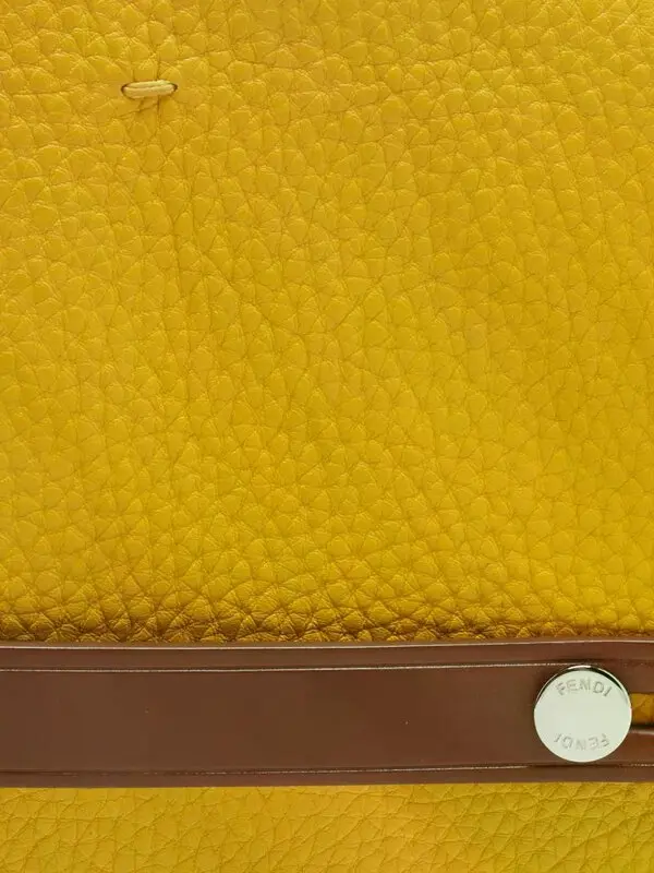 Fendi 2015 Selleria Leather Clutch Bag