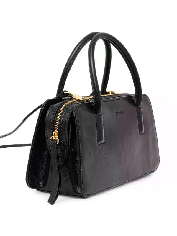 POLLINI Small Lady Logo-debossed Leather Tote Bag
