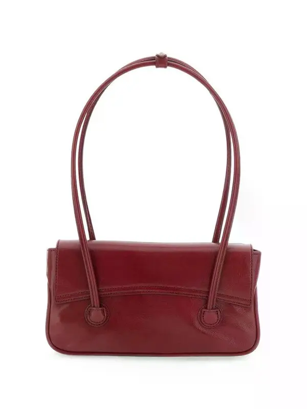 MARGESHERWOOD Glossy Leather Shoulder Bag - Red
