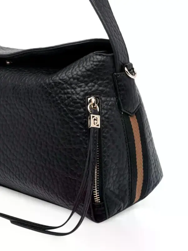 Liu Jo Grained-effect Logo-plaque Tote Bag - Black