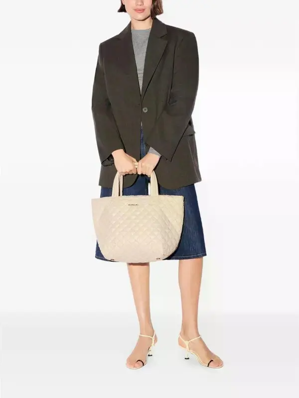 Mz Wallace Small Metro Tote Deluxe Tote Bag - Neutrals