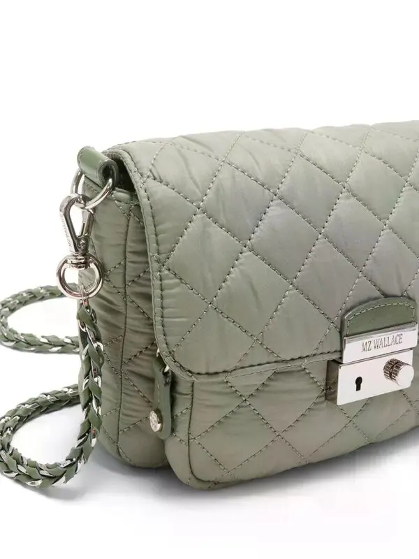 Mz Wallace Small Crosby Lock Cross Body Bag - Green