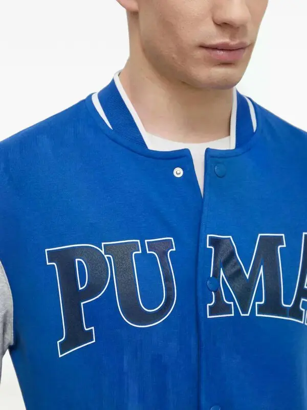 PUMA Squad Logo-print Colour-block Jacket