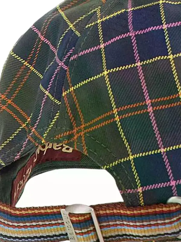 Barbour X Paul Smith Tartan-pattern Baseball Cap