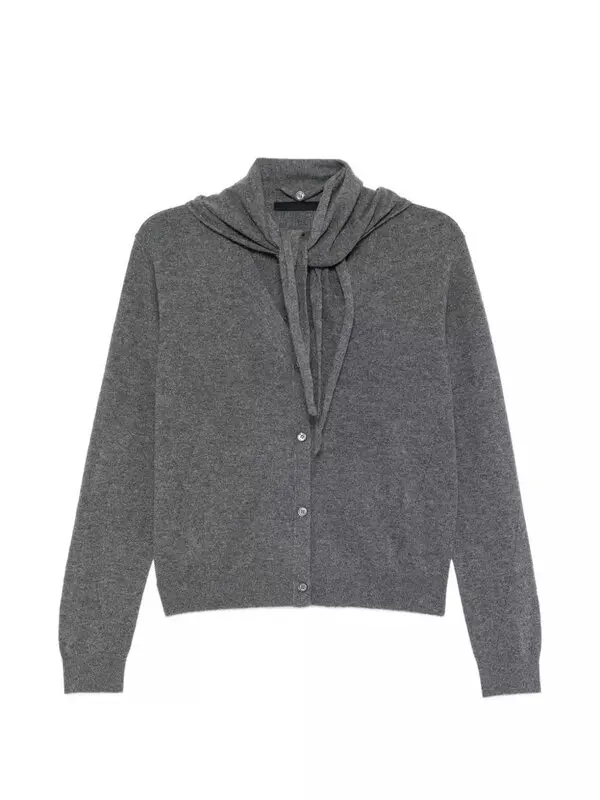 JUUN.J Cashmere Scarf Cardigan