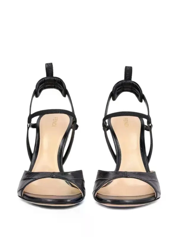 Fendi Very Colibrì Slingback Heeled Sandals
