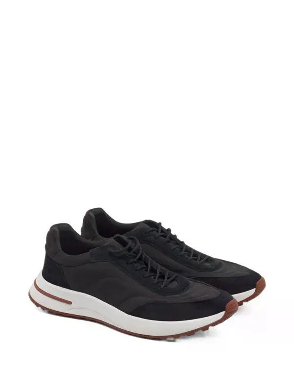 Loro Piana Week End Walk Evo Sneakers - Black