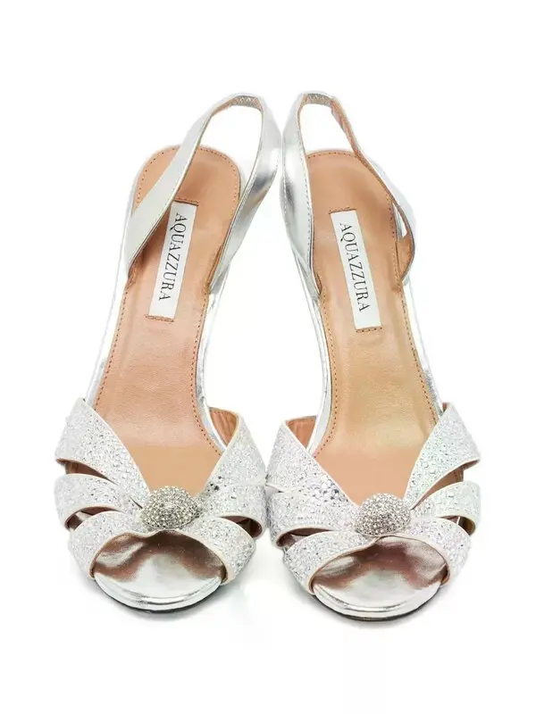AQUAZZURA Flirt Crystal-embellished Sandals