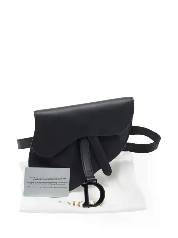 Dior 2020 Saddle Mini Bag - Black