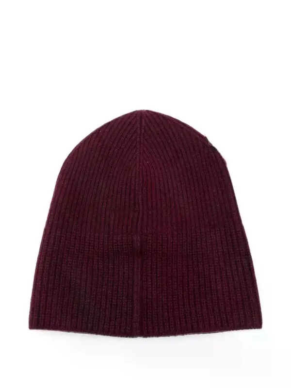 Ermanno Scervino Lace-appliqué Beaded Beanie Hat