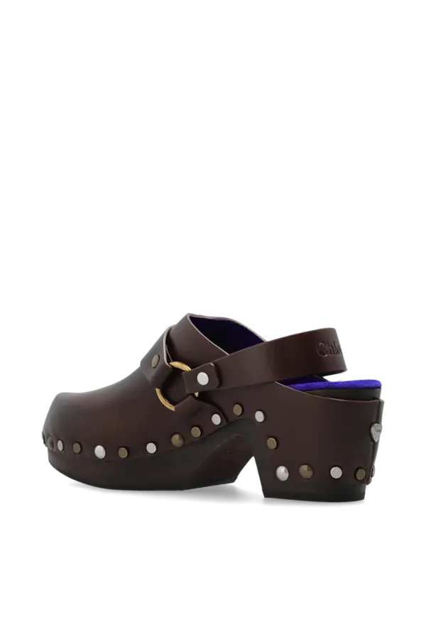 Chloé Talis Leather Mules