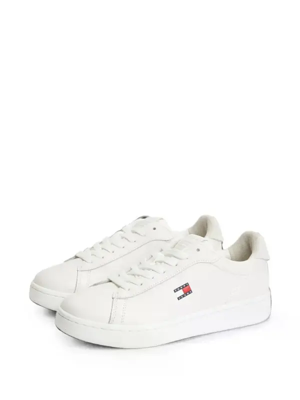 Tommy Hilfiger Logo-patch Leather Sneakers