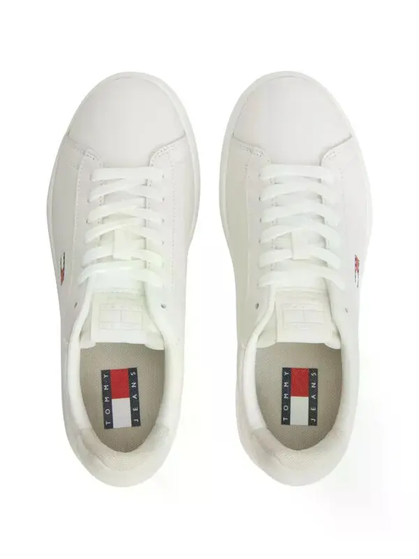 Tommy Hilfiger Logo-patch Leather Sneakers