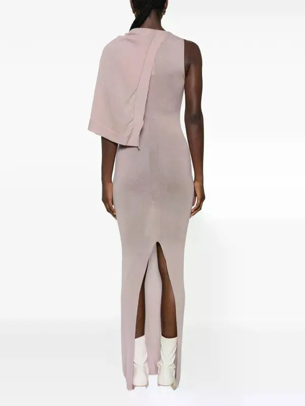 Rick Owens Scarf Asymmetric Draped-detail Maxi Dress