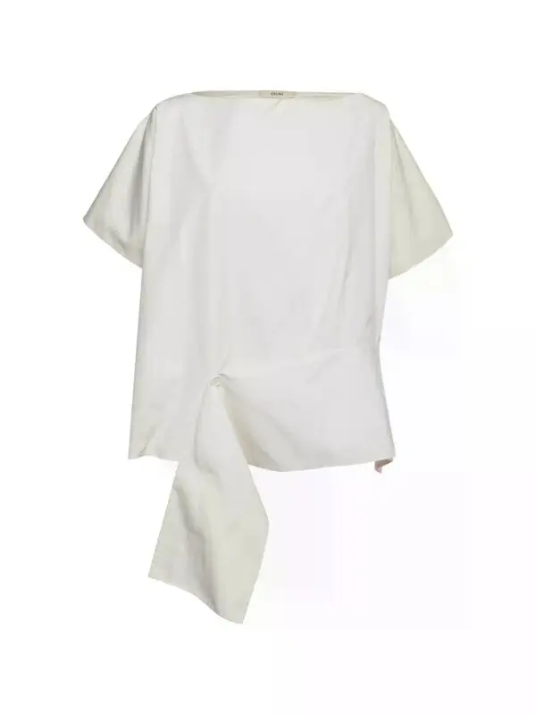 Celine Tie-detail Asymmetrical Top