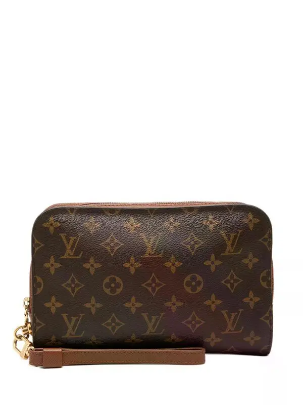 LOUIS VUITTON 2004 Monogram Orsay Clutch Bag