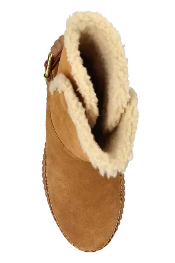 Chloé Nama’ Platform Snow Boots - Brown