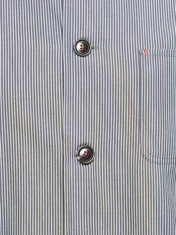 Givenchy Pinstriped Cotton Shirt Jacket