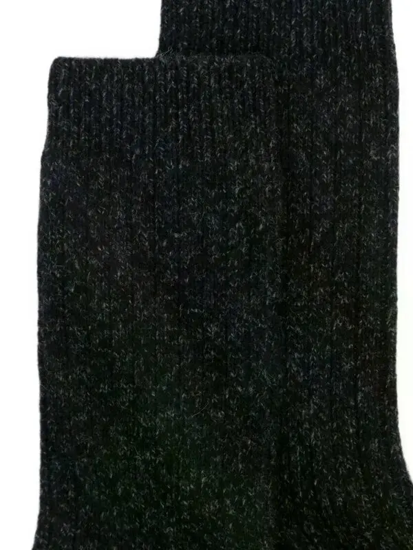 N.peal Ribbed Cashmere Socks