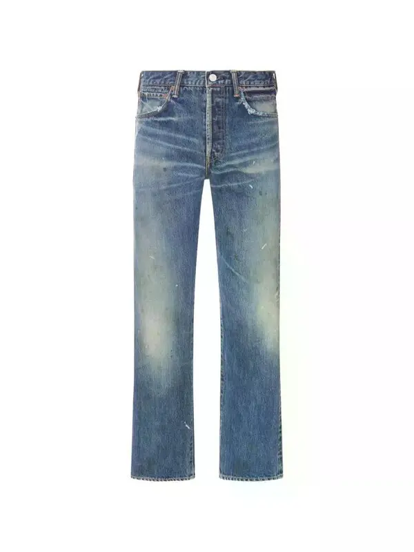 Visvim Distressed Straight-leg Jeans