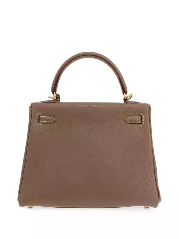 Hermès 2023 25 Kelly Leather Tote Bag
