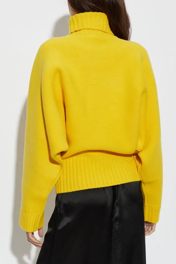 GANNI Wool Turtleneck Sweater