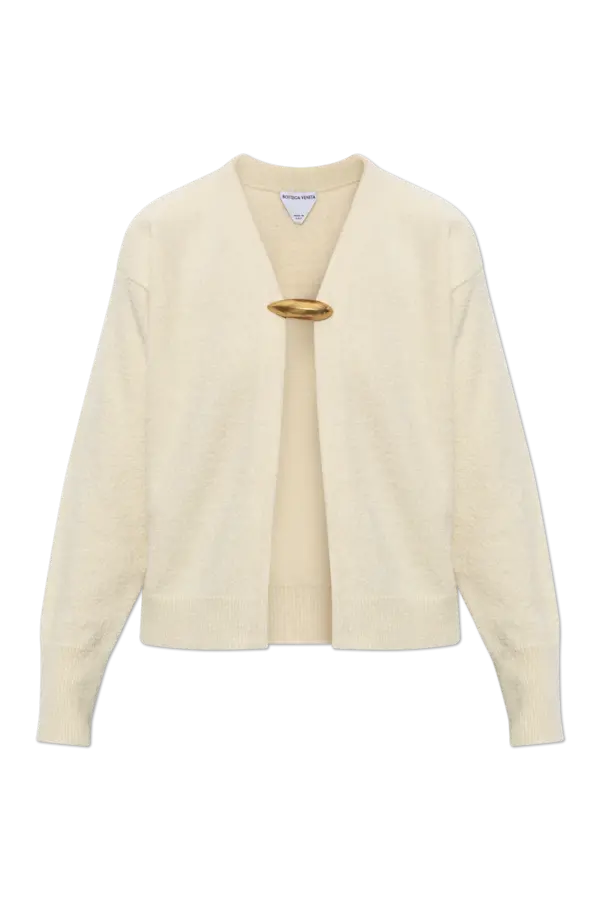 Bottega Veneta Pin-closure Cardigan - Cream
