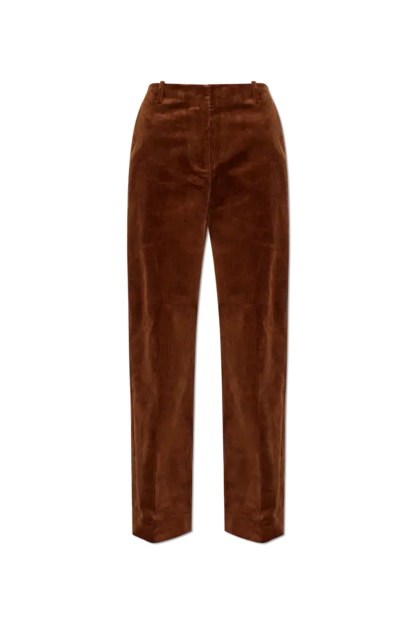 GANNI Corduroy Trousers - Brown